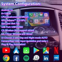 China Lsailt Android Screen Car Multimedia Display For 2007-2013 Infiniti EX25 EX35 EX37 EX30D for sale