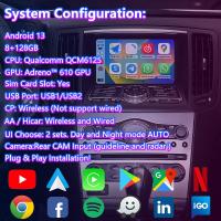China Lsailt 7 Inch Car Multimedia Display Carplay Screen For Infiniti G25 Q40 Q60 for sale