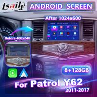 China Lsailt Android Screen Car Multimedia Display for Nissan Patrol Y62 2011-2017 for sale