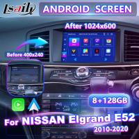 China Lsailt 4+64GB Android Video Interface Wireless Carplay for 2012-2017 Nissan Patrol Y62 for sale
