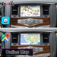 China Lsailt Car Multimedia Screen for Nissan Patrol Y62 2011-2017 With Wireless Android Auto Carplay for sale