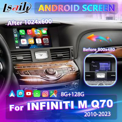China Lsailt Android Carplay Multimedia Screen for 2010-2023 Infiniti M25 M30d M37 M56 M35h Y51 Q70 for sale