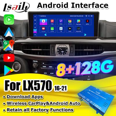 China OEM Android Upgrade Module for LX570 Lexus RX GX LS NX ES Integration Wireless CarPlay, Android Auto, YouTube,NetFlix for sale