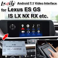 China Android 7.1 Car Video Interface Touch Pad Control For 2013-18 Lexus ES GS IS LX NX RX for sale