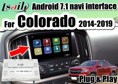 China 32G ROM Multimedia Video Interface For Chevrolet Colorado 2014-2018 support display two pictures in the same screen for sale