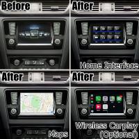 China Octavia Mirror Link Car Navigation System WiFi Video For Tiguan Sharan Passat Skoda Seat for sale