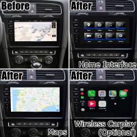 China Multi Languages Android Car Navigation System MCU Upgrade For Volkswagen Golf Mark7 for sale