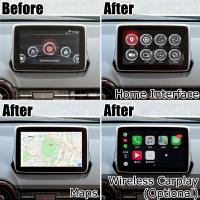 China Mazda CX-3 CX3 Navigation video interface Android auto Mazda knob control google waze youtube for sale