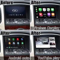 China Android Auto Youtube Play Wireless Carplay Interface For Infiniti QX50 EX35 2013-2017 for sale