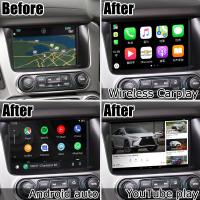 China Chevrolet Tahoe Suburban wireless carplay interface box with androif auto youtube play Lsailt Navihome GMC Yukon for sale