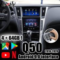 China 4GB PX6 CarPlay&Android Multimedia video interface included Android auto, Netflix for Infiniti 2015.6-20 Q50 Q60 for sale