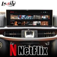 China 4+64GB Lexus Video Interface 6-Core PX6 Processor operate by joystick with NetFlix, YouTube, CarPlay for LX460d LX570 for sale