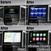 China Toyota Land Cruiser LC200 Car Video Interface Upgrade Carplay Android Auto Durable for sale