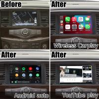 China Nissan Patrol Y62 Armada Qualcomm base Car Navigation Box carplay GPS Navigation Device for sale
