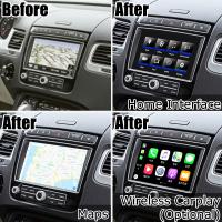 China Volkswagen Touareg RNS 850 carplay Android Navigation System For Car 8 Inch Youtube Waze Wifi for sale
