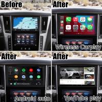China GPS carplay interface , 8+128GB Android 13 navigation box interface for Infiniti Q50 / Q60 for sale