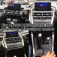 China Lexus NX200t NX300h GPS Navigation Box knob touchpad control waze youtube carplay android auto for sale