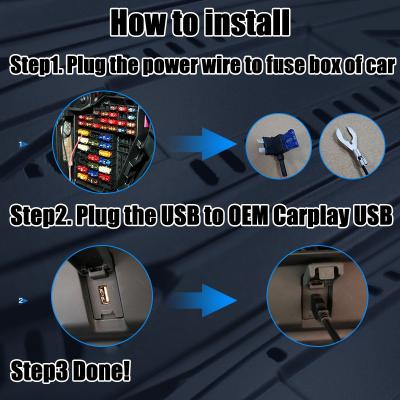 China 12VDC Carplay Multimedia Video Interface 4GB RAM For Volkswagen Skoda Seat Car for sale