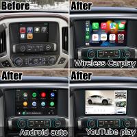 China Android 9.0 4+64GB Carplay android auto Box Navigation Video Interface for Chevrolet Silverado for sale