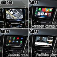China Wireless carplay Android auto navigation box video interface for Cadillac ATS video for sale