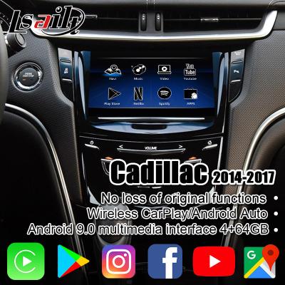 China 4GB Multimedia Video Interface for Cadillac ATS XTS SRX with Wireless CarPlay , Google Map, Waze, PX6 RK3399 for sale