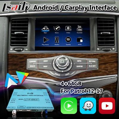 China Lsailt Android Carplay Interface for Nissan Patrol Y62 2011-2017 With GPS Navigation Youtube for sale