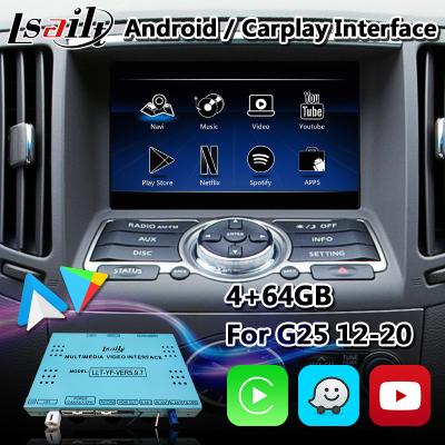 China Android Carplay Navigation Interface Box for Infiniti G25 G37 G35 With NetFlix Android Auto for sale