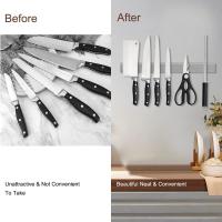 China 304 Stainless Steel Magnetic Knife Holder For Wall Corrosion Protection for sale