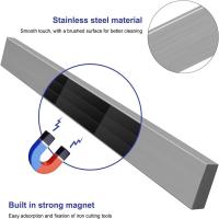 China 304 Stainless Steel Magnetic Knife Holder For Wall Corrosion Protection for sale