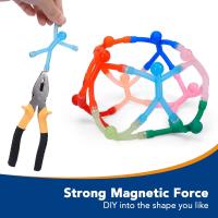 China 10PCS Humanoid Fridge Magnets Colorful Magnetic Toys For Kids And Decoration for sale