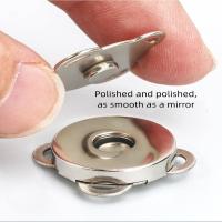 China 10PCS 18mm Plum Shaped Magnetic Buttons For Bags Purse Stainless Steel for sale