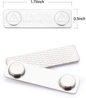 China 25PCS Custom Magnetic Name Tags Badges With 2 Premium Strength Neodymium Magnets for sale
