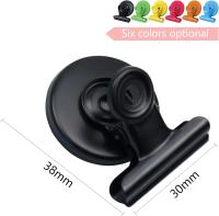 China 12PCS Heavy Duty Magnetic Clips For Whiteboards List Display Paper Fasteners On Teaching for sale