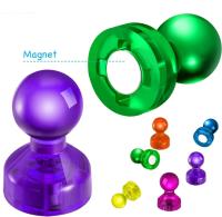 China 60PCS Colorful Strong Magnetic Thumbtacks Whiteboard Magnets For Classroom Teaching for sale