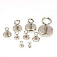 China N52 Strong Magnetic Iron Metal Circular Closed Magnetic Hooks for sale