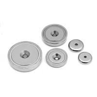 China High Quality Neodymium NdFeB Magnet With Counter Bore Type B Magnet Pot N52 for sale