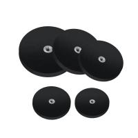 China TT Type Black Rubberized Magnet Rubber Covered Magnets High Durability for sale