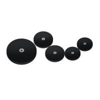 China TT Type Black Rubberized Magnet Rubber Covered Magnets High Durability for sale