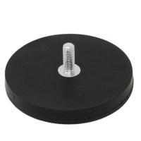 China Multicolor Strong Magnetic Base Rubber Coated Pot Magnet For Holding Car Roof Lights for sale