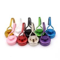 China Multicolored Strong Refrigerator Magnet Hooks Multipurpose Magnetic Hangers for sale