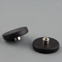 China N38-N52 Rubberized Magnet Rubberised Neodymium Magnets With Internal Thread for sale