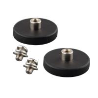 China N38-N52 Rubberized Magnet Rubberised Neodymium Magnets With Internal Thread for sale