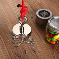 China Heavy Duty Neodymium Magnet Fishing Kit With Countersunk Hole Eyebolt for sale