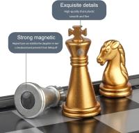 China Premium Portable Magnetic Induction Chess  Armory Chess Set Lightweight for sale