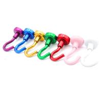 China Powerful Colorful Magnetic Utility Hooks Magnetic Cup Hooks Rust Resistance for sale