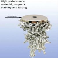 China Indoor Outdoor Countersunk Pot Magnet With Screw Nickel Plating for sale
