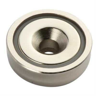 China Super Strong Pot Magnet NedFeb Magnetic Storage Hooks Nickel Coated for sale