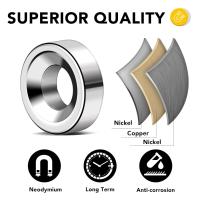 China Strong Neodymium Countersunk Disc Magnets Countersunk Rare Earth Magnets for sale