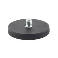 China Anti Rust  Rubberized Magnet Rubber Coated Neodymium Magnets With Male Thread for sale