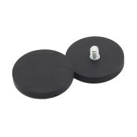 China Anti Rust  Rubberized Magnet Rubber Coated Neodymium Magnets With Male Thread for sale